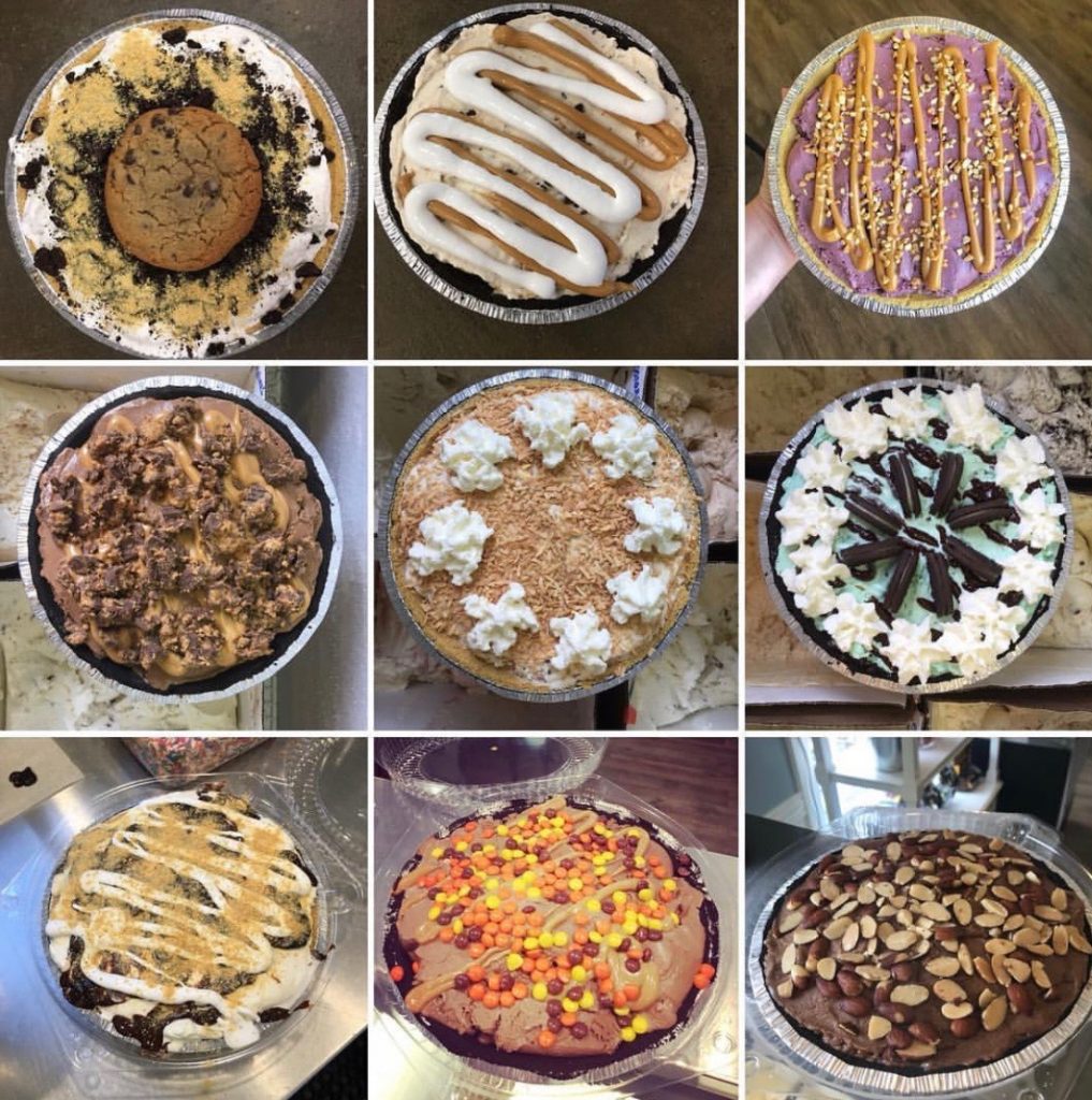 Ice Cream Pie Menu | Main Street Creamery & Cafe